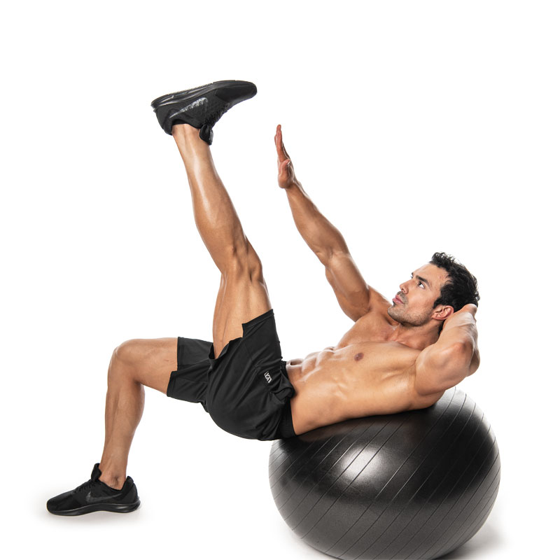 How To: One-Leg Toe Touch Exercise Video Guide | Muscle & Fitness