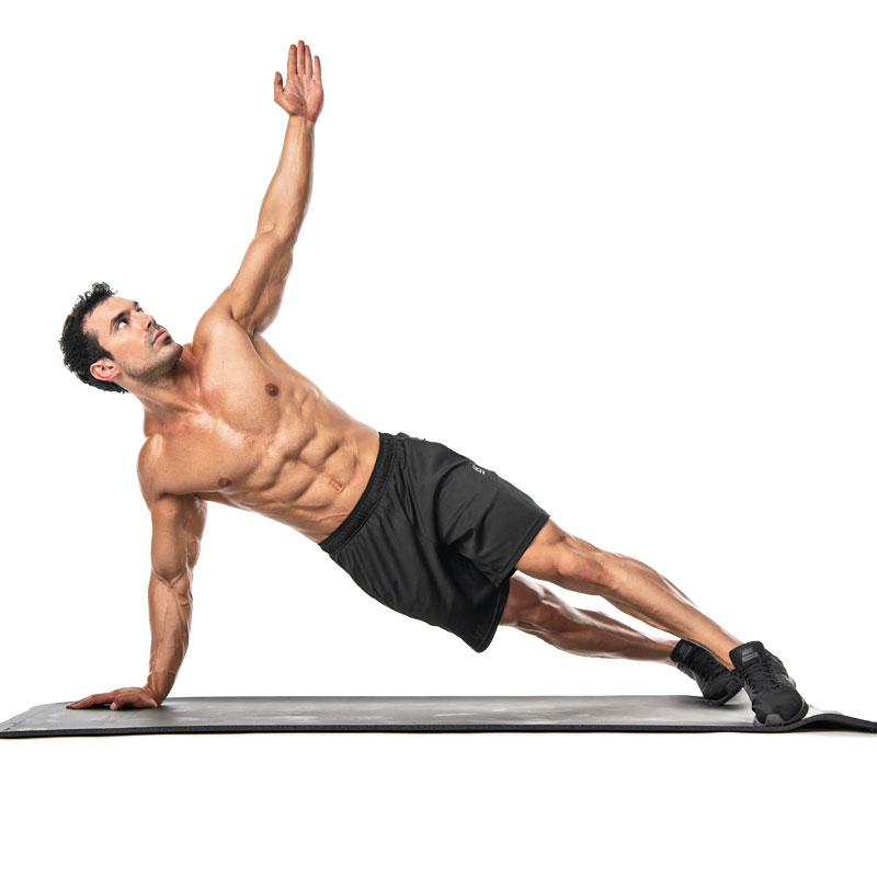 Plank With Reach Exercise Video Guide | Muscle & Fitness
