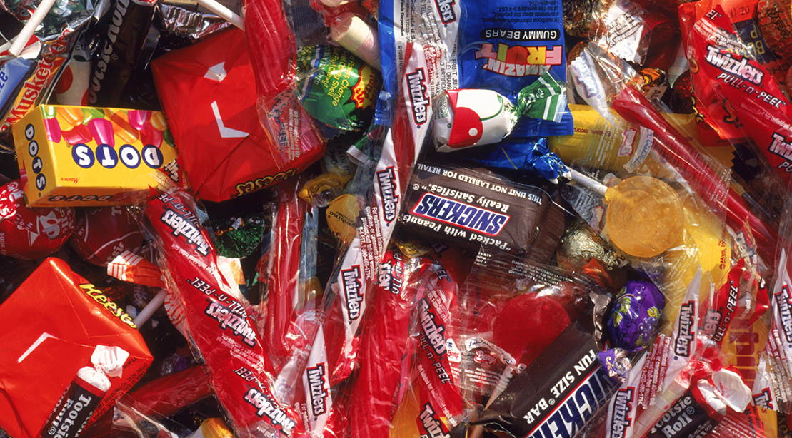 Halloween Candy Pile