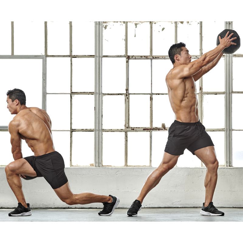 Medicine Ball Overhead Chop Exercise Video Guide | Muscle & Fitness