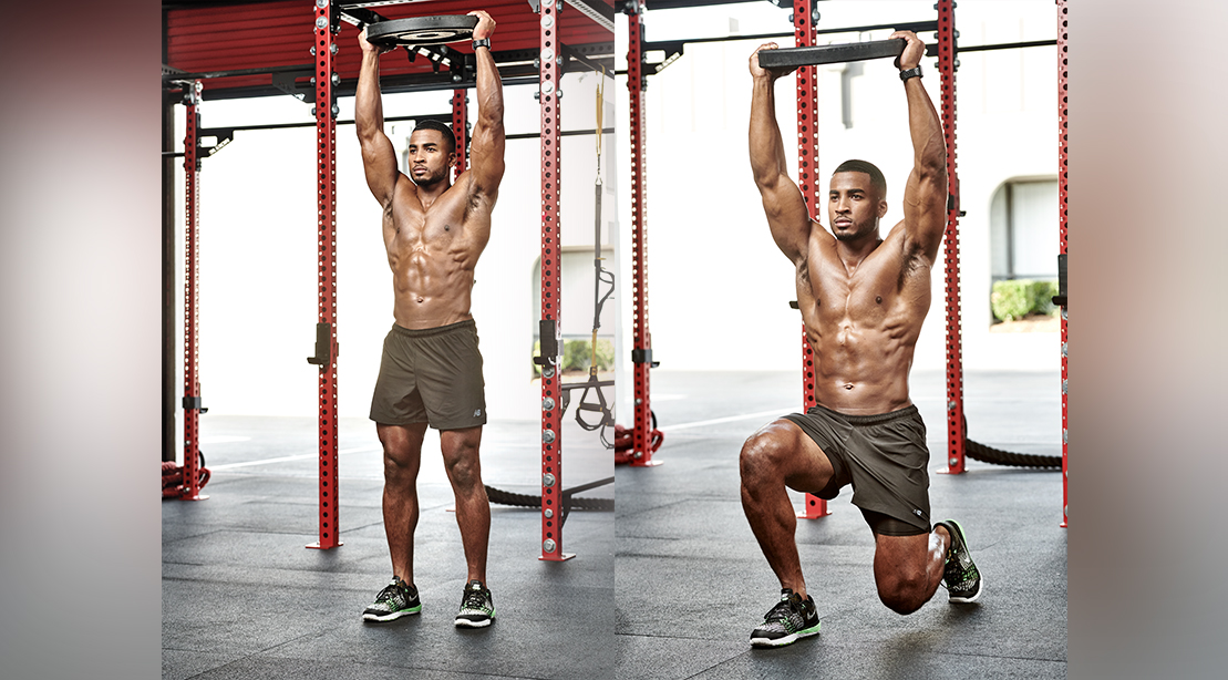 Crossfit Overhead Lunges