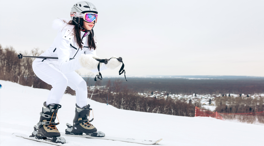 Skiing Down The Street