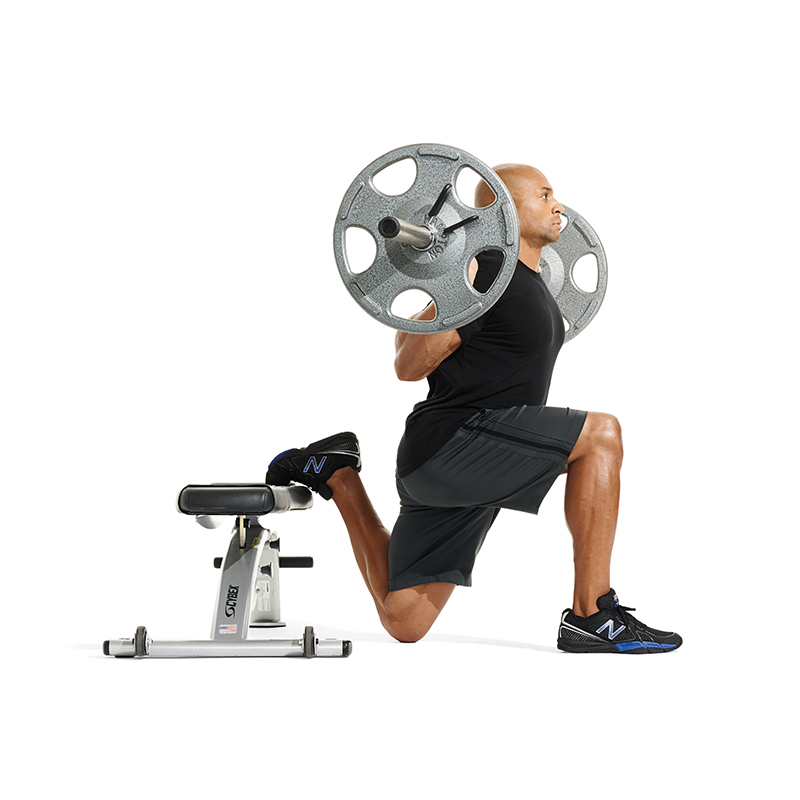 One Leg Barbell Squat