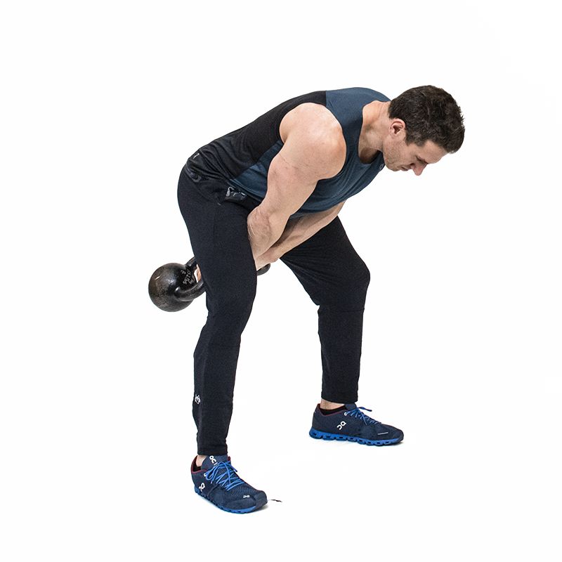 Kettlebell Double Up Clean Exercise Video Guide | Muscle & Fitness