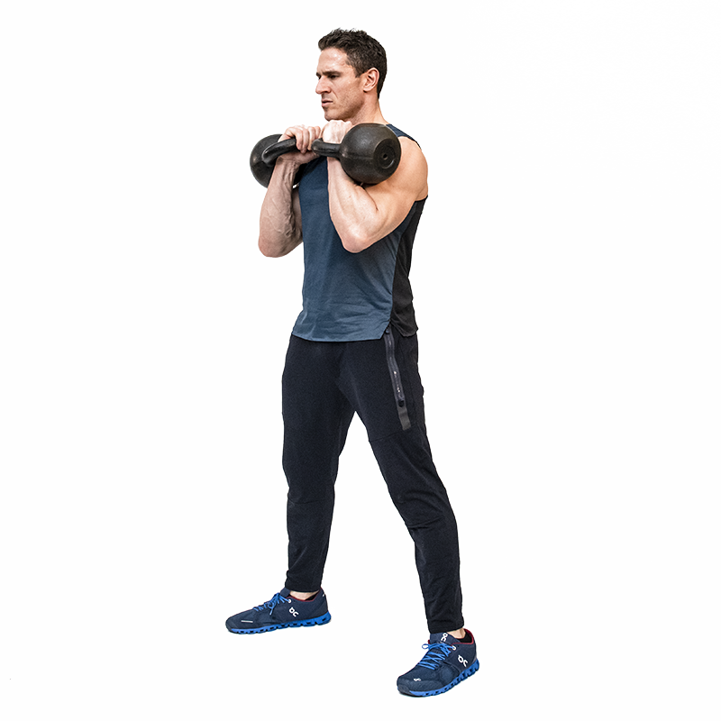 Kettlebell Front Squat Exercise Video Guide | Muscle & Fitness