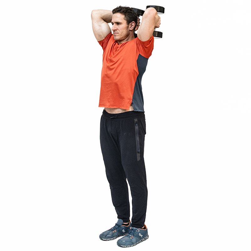 Overhead Two Handed Triceps Extension