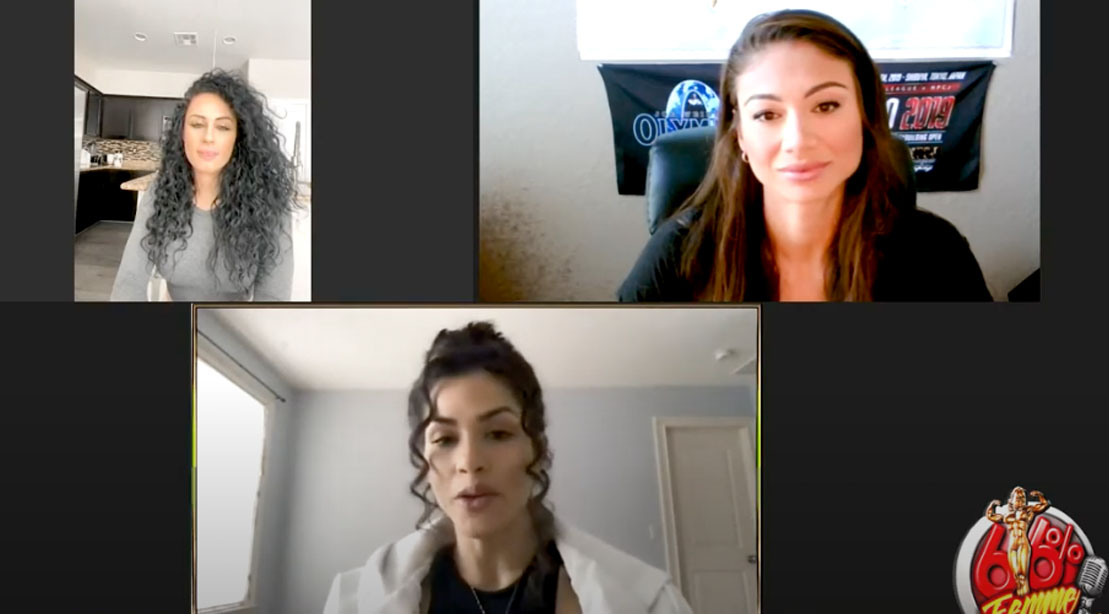 Bikini Olympia Top 3 Reunite on 'Femme Flex Friday' | Muscle & Fitness